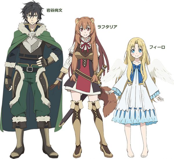 L'anime The Rising of the Shield Hero, en Chara Design